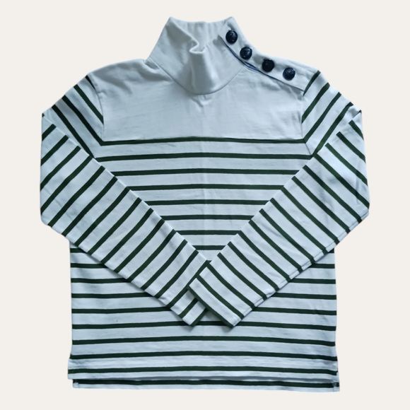 J. Crew | Tops | J Crew Nautical Striped Turtleneck Top | Poshmark